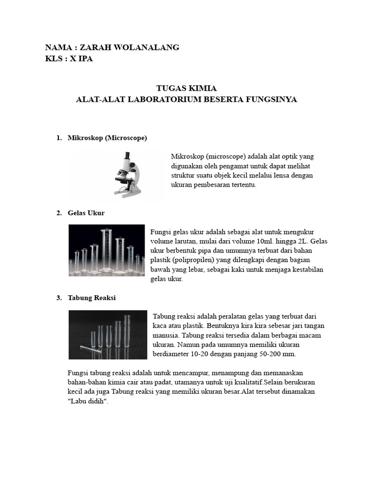 Sarah Tugas Kimia | PDF