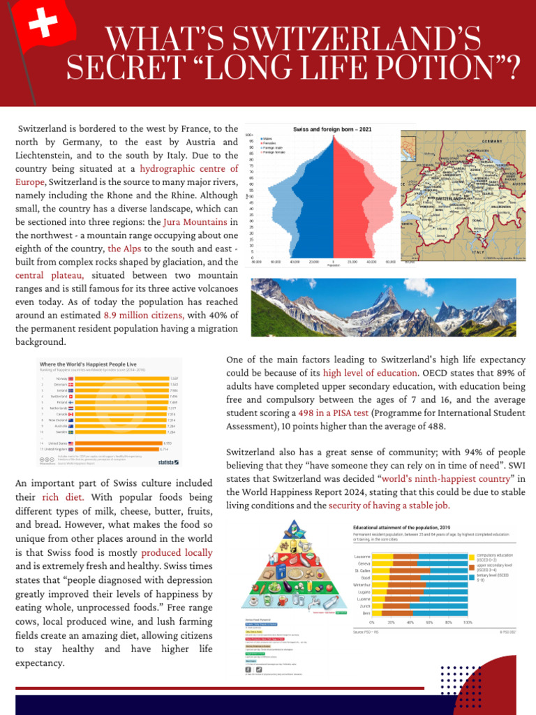 What's Switzerland's Secret "Long Life Potion" PDF | PDF