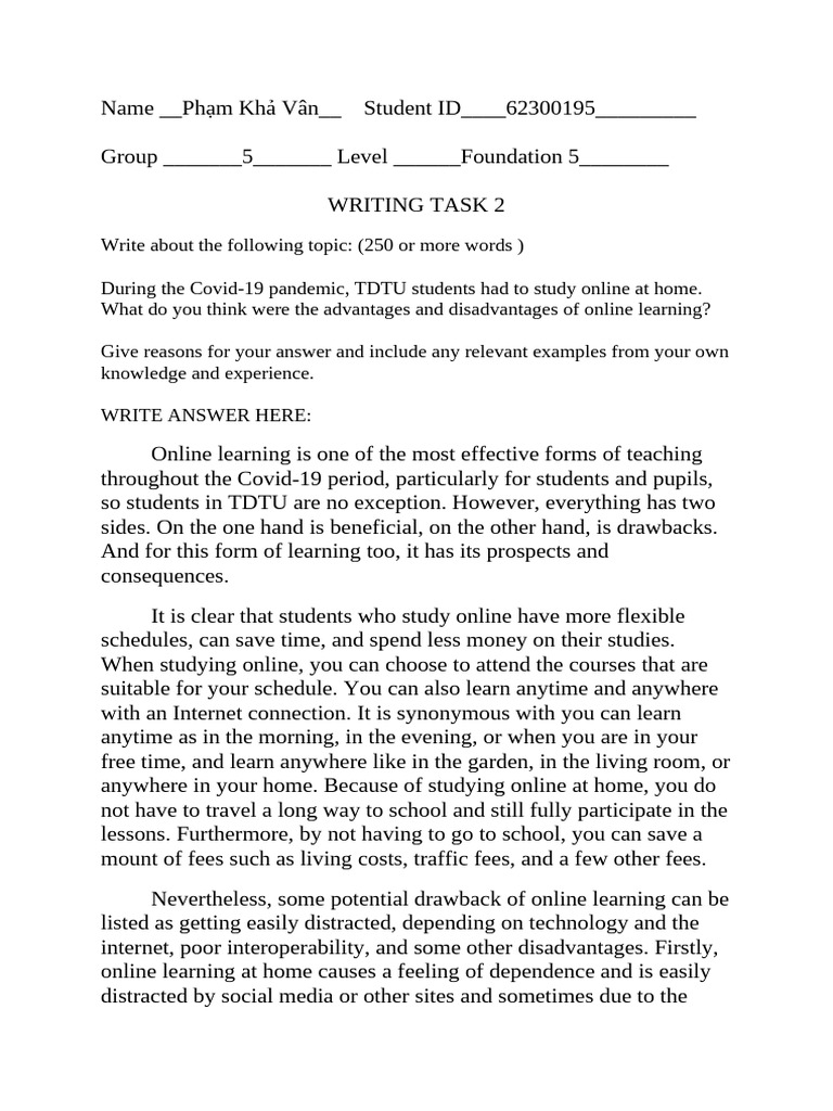 WRITING TASK 2 | PDF