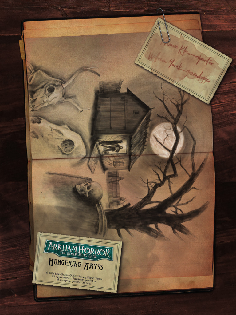 Arkham Horror Grave Rumors Part One Resources | PDF