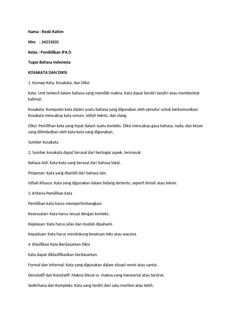 Reski Rahim (24231031) | PDF