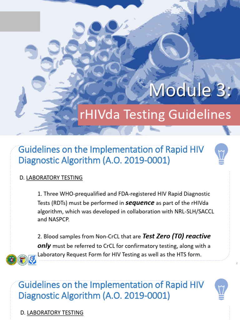 Rhivda Testing Guidelines | PDF