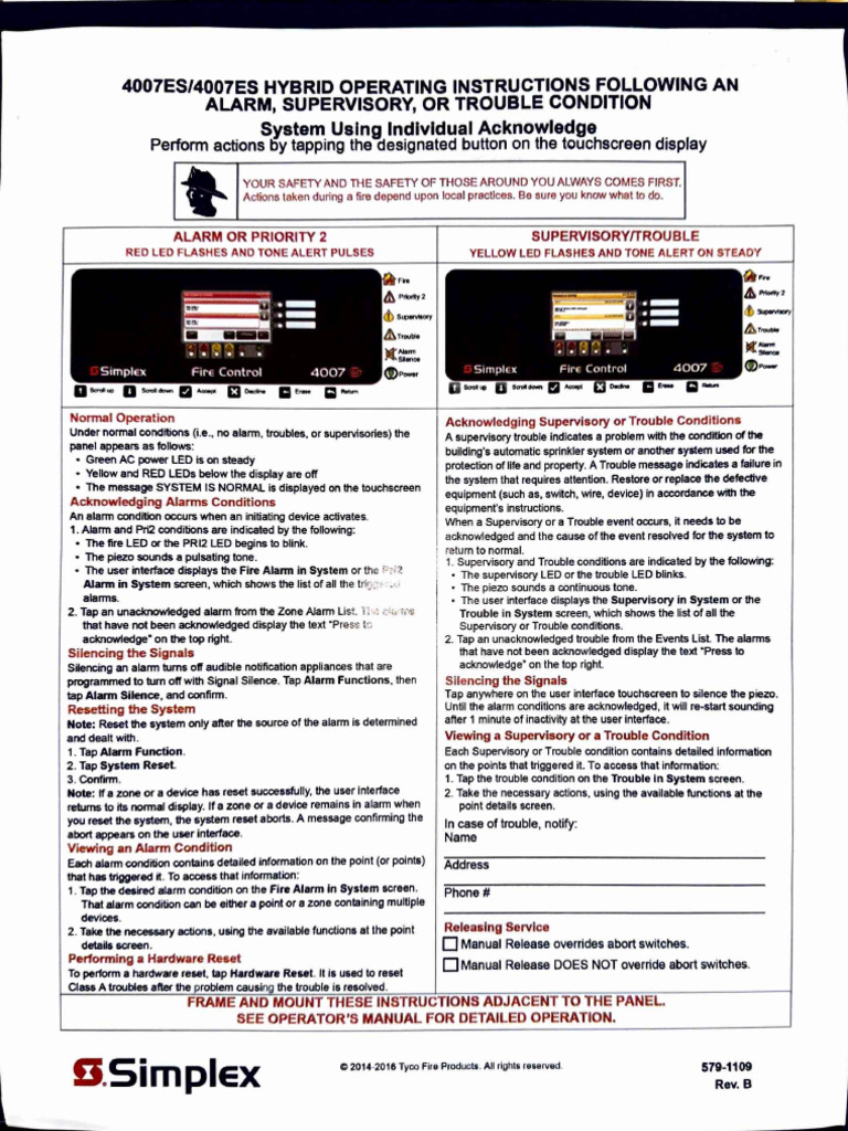Simplex Caution, Warnings, Regulatory and Supervisory Informantions | PDF