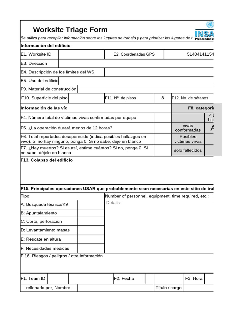 2.-Worksite Triage Form | PDF