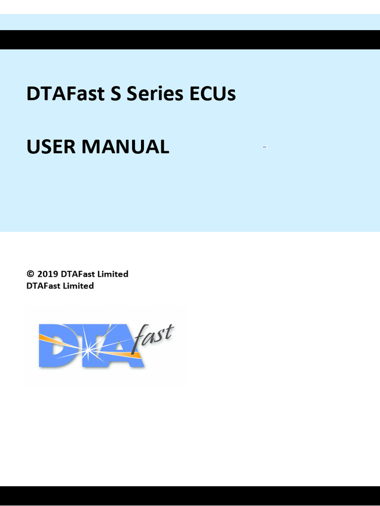 DTA S Series Manual | PDF