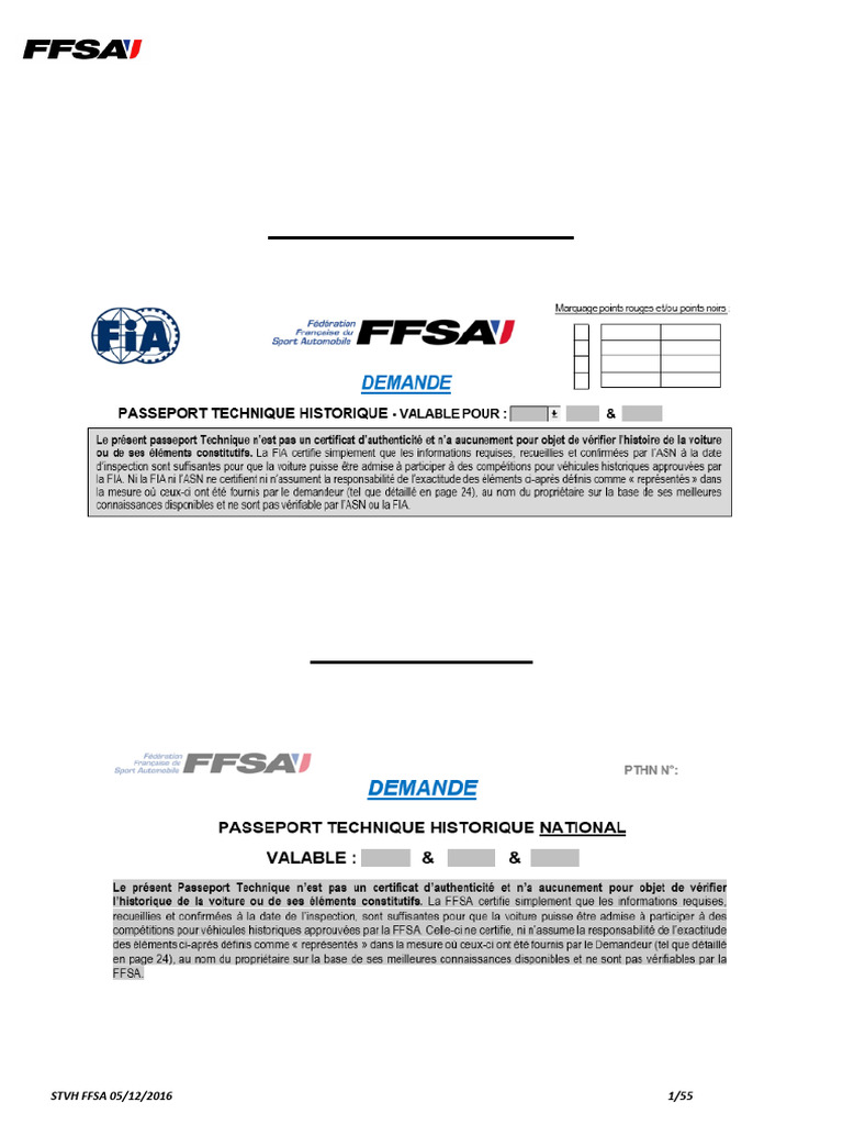 Manuel pour remplir une demande de PTH version 2017 | PDF
