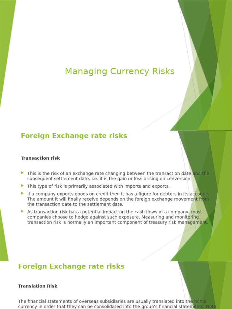 Managing Currency Risks Revised | PDF