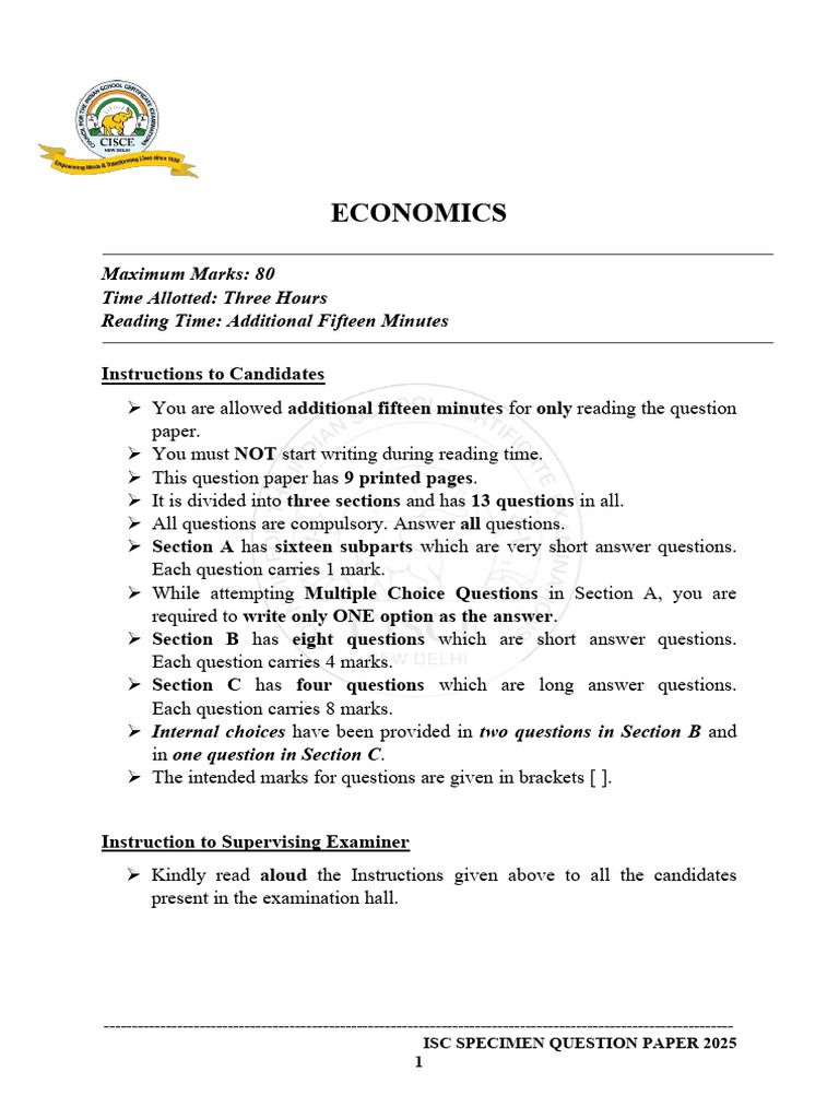 Eco Sample Paper | PDF