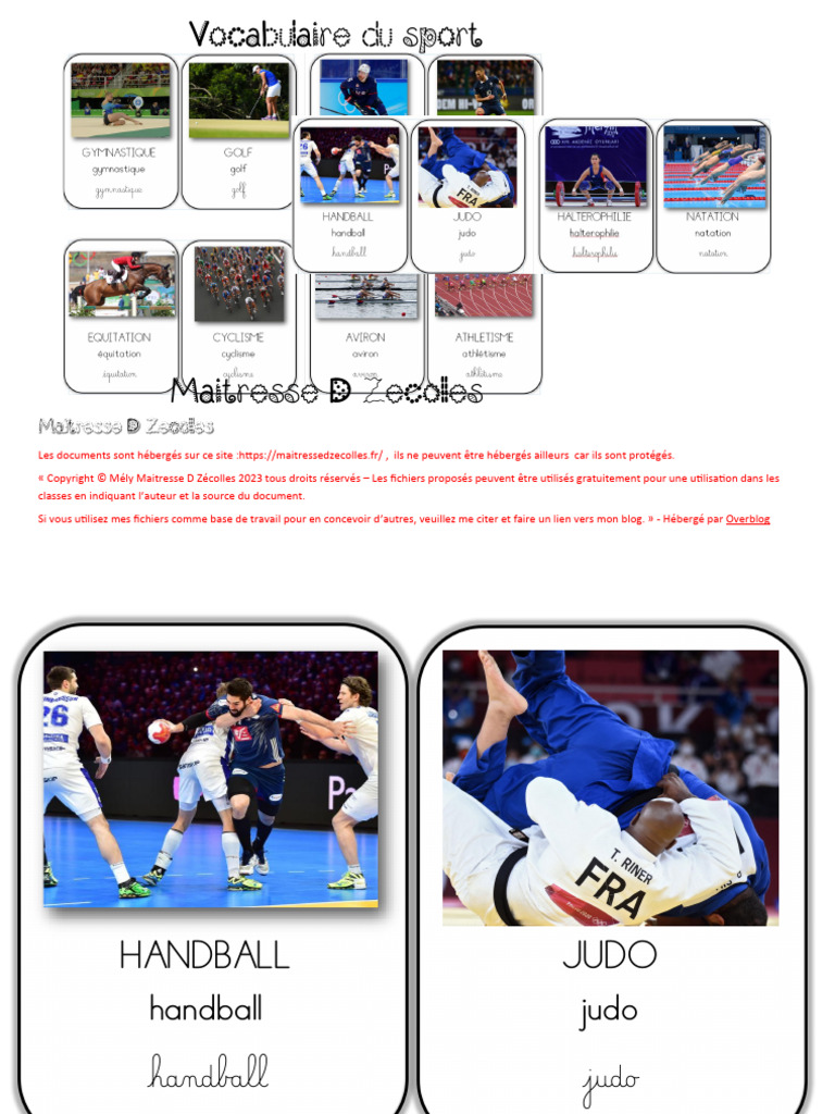 Ob - 3c5e80 - MDZ Vocabulaire Du Sport | PDF