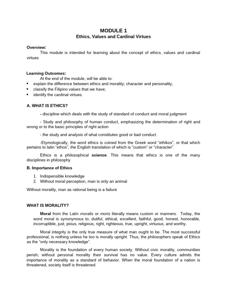 MODULE 1 Crim 4 | PDF