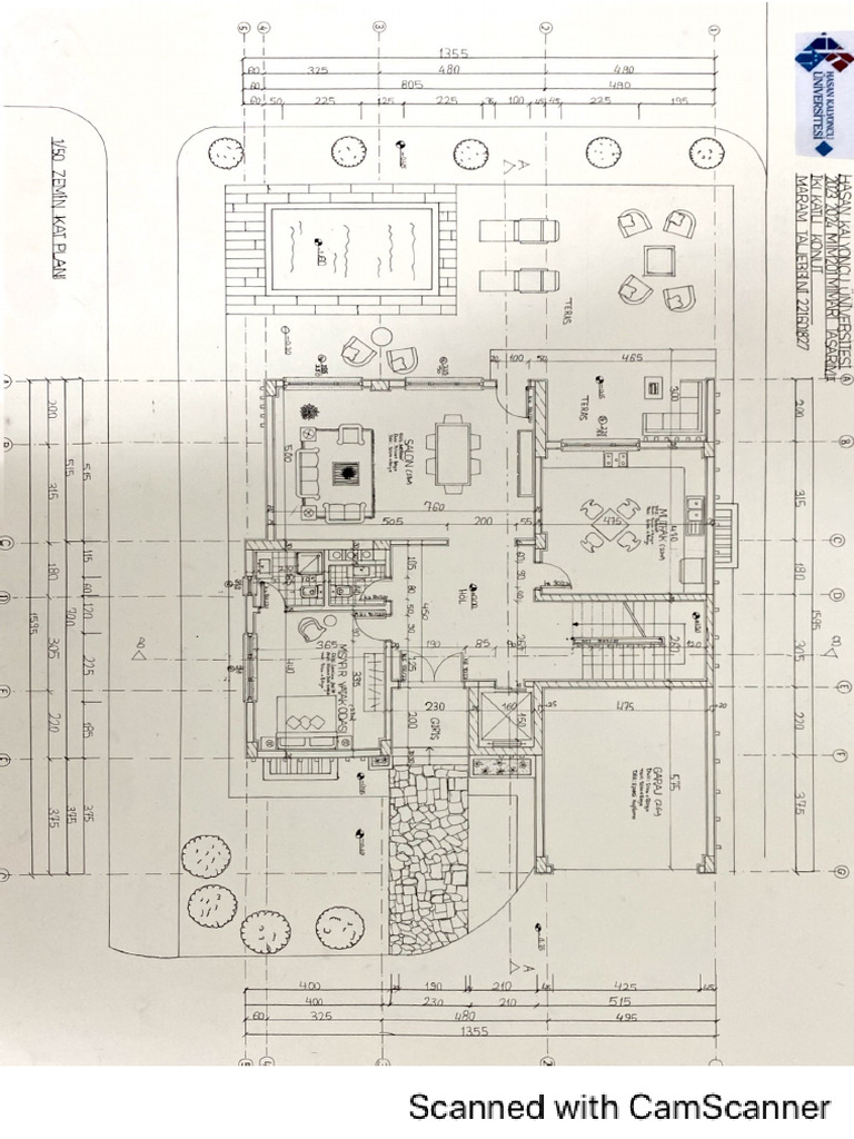 Maram Taljebbini221601827, Planlar, Kesit | PDF