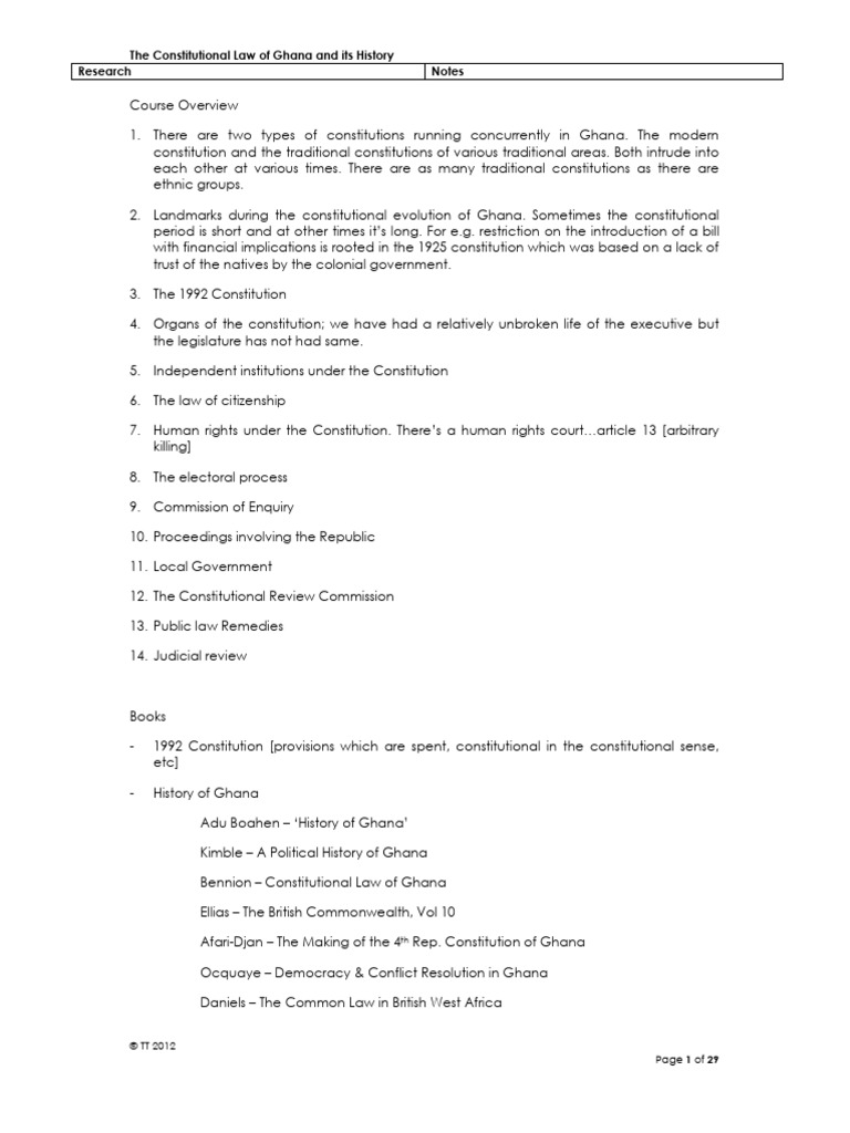 Constitutional Law II - Class Notes | PDF