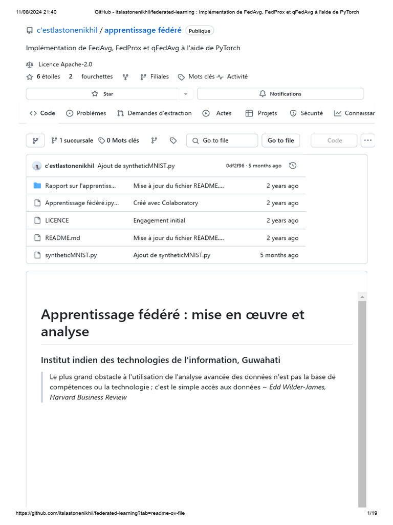 GitHub - Itslastonenikhil - Federated-Learning - Implémentation de FedAvg, FedProx Et qFedAvg À ...