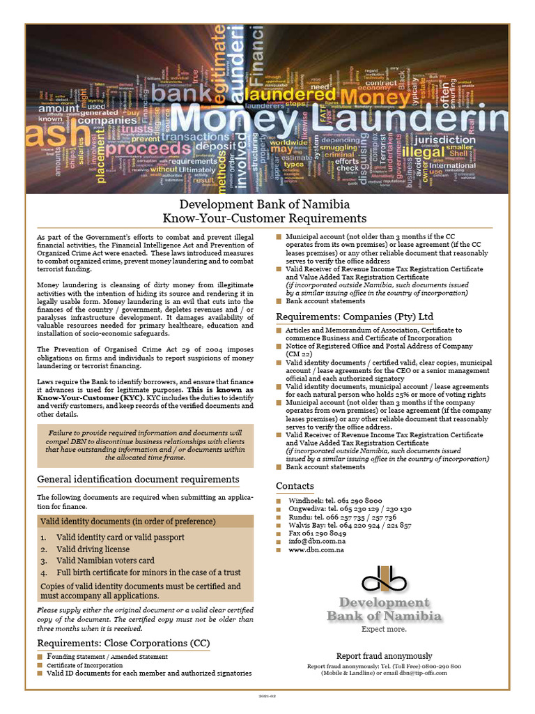 DBN Info SME KYC V2021 02 | PDF