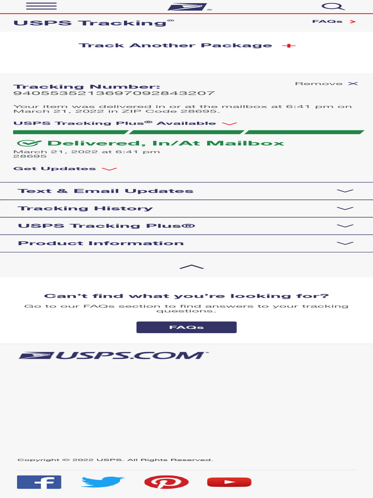 USPS Tracking® Results | PDF