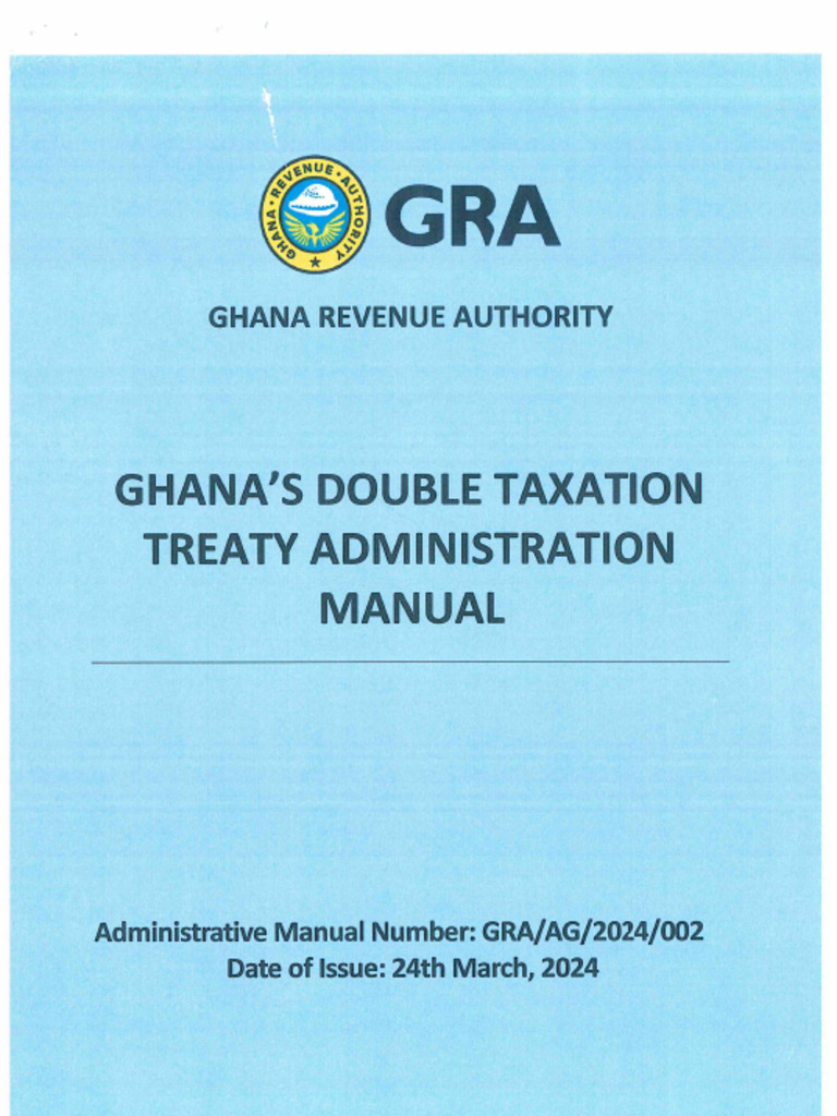 Ghana's Double Taxation Treaty Administration Manual | PDF