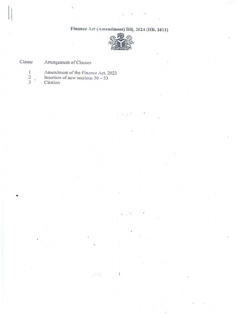 FA 2024 Bill | PDF
