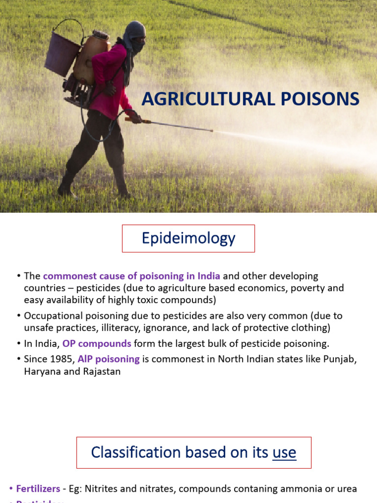 Agricultural Poisons | PDF