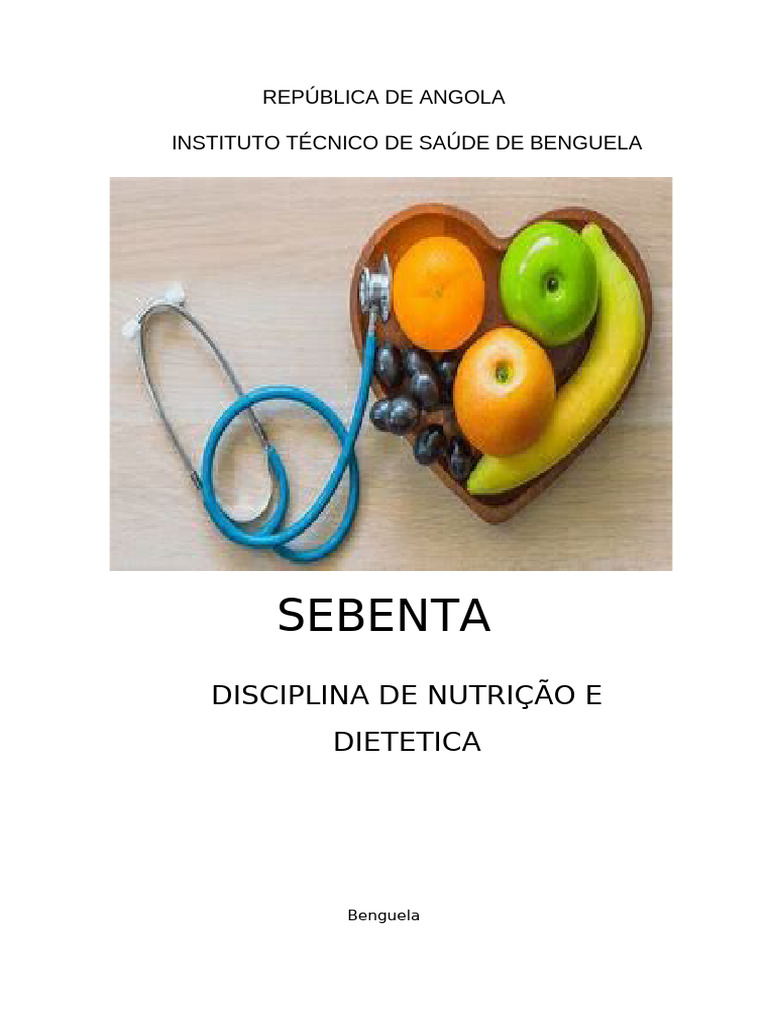 Sebenta de Nutrição - Original Completa | PDF
