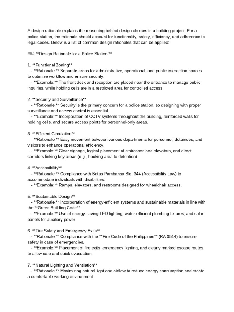 Design Rationale | PDF