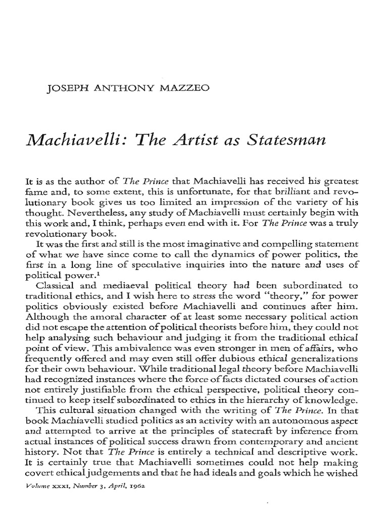 Machiavelli | PDF