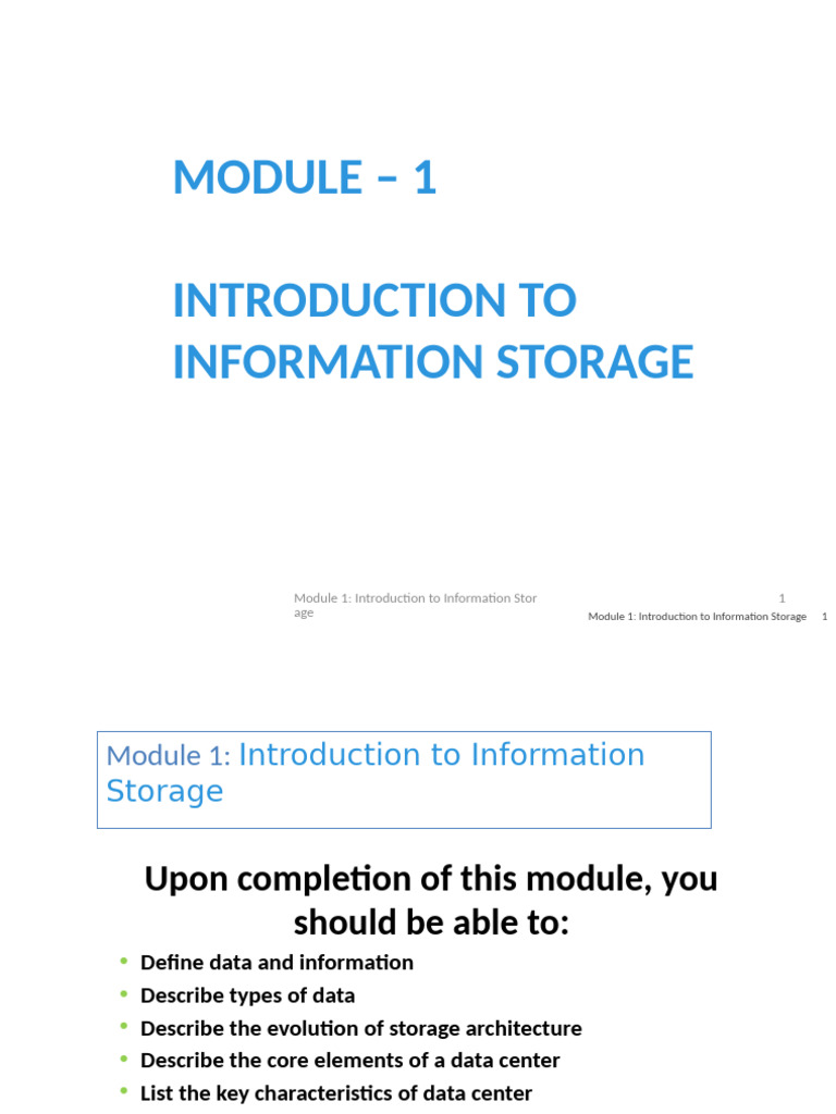 San Module-1 - 1 | PDF