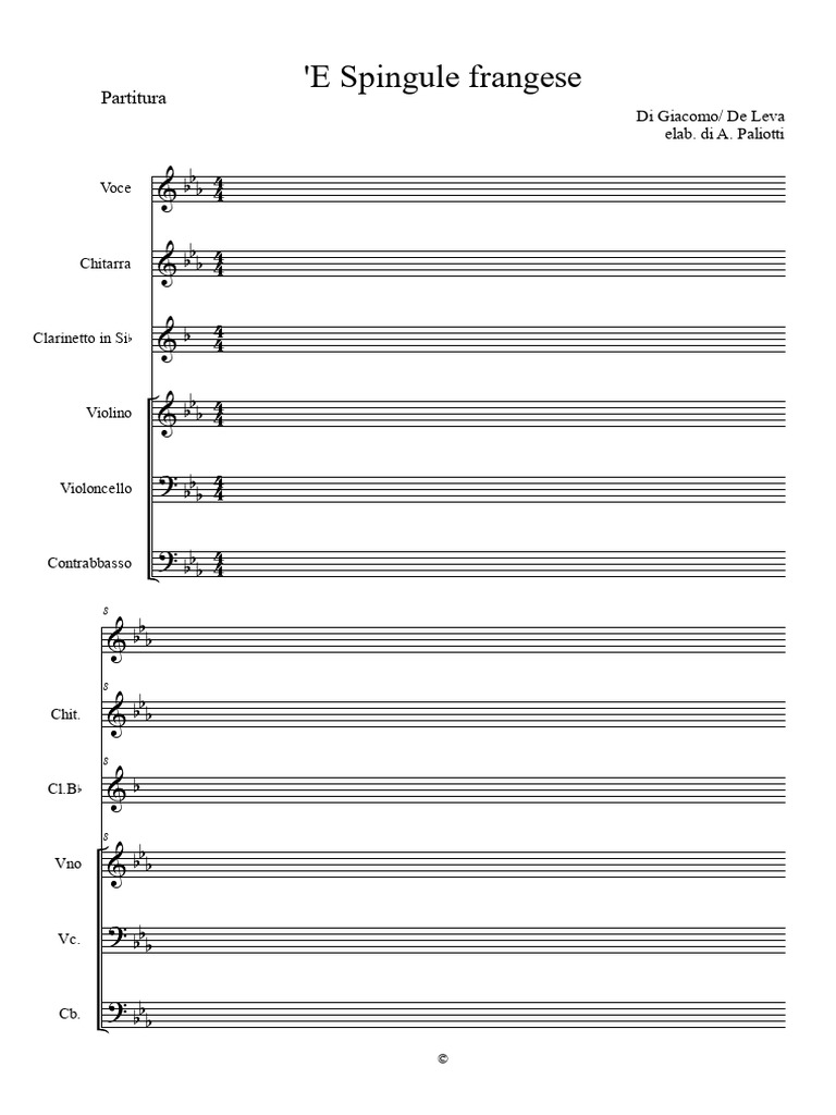 'E Spingule Frangese | PDF