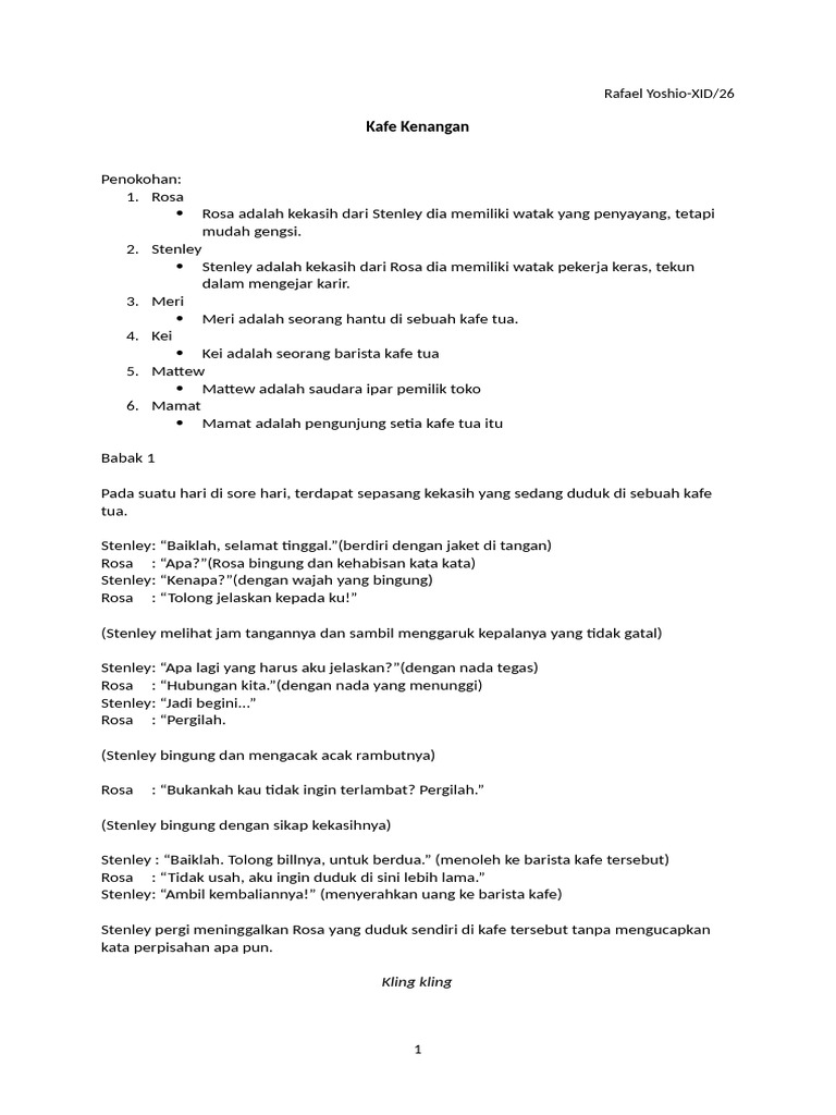 Bindo Naskahdrama | PDF