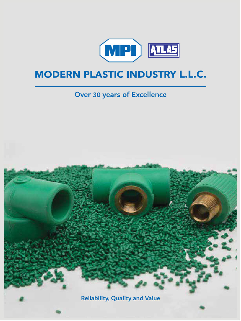 Mpi PPR Pipes Fittings Atlas | PDF
