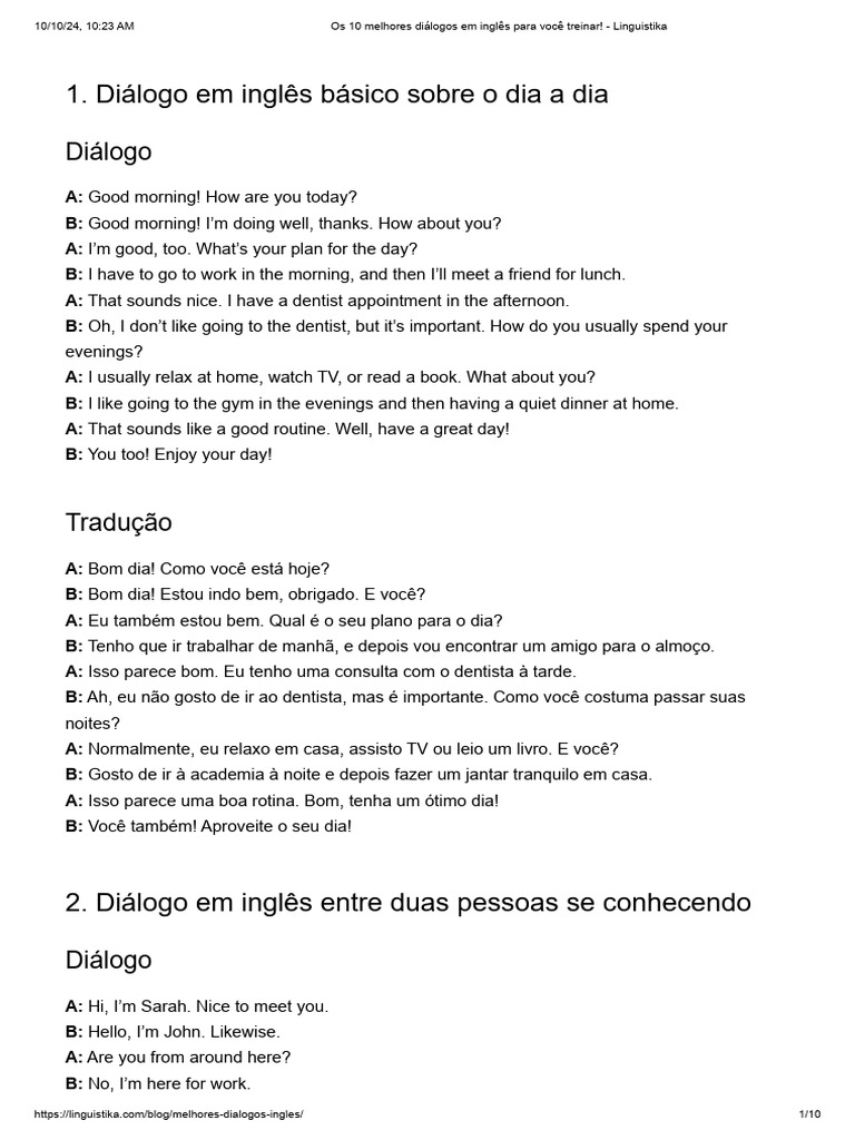 Os 10 Melhores | PDF