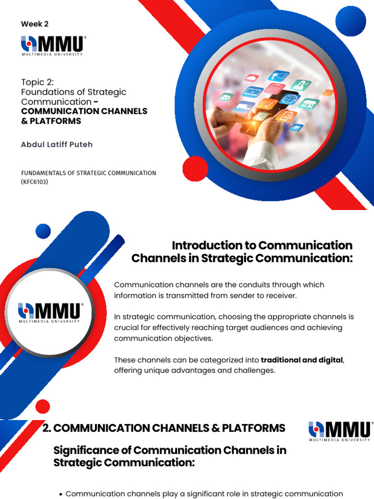 (KFC6103) W2-T2-Communication Channels & Platforms | PDF | Analytics ...