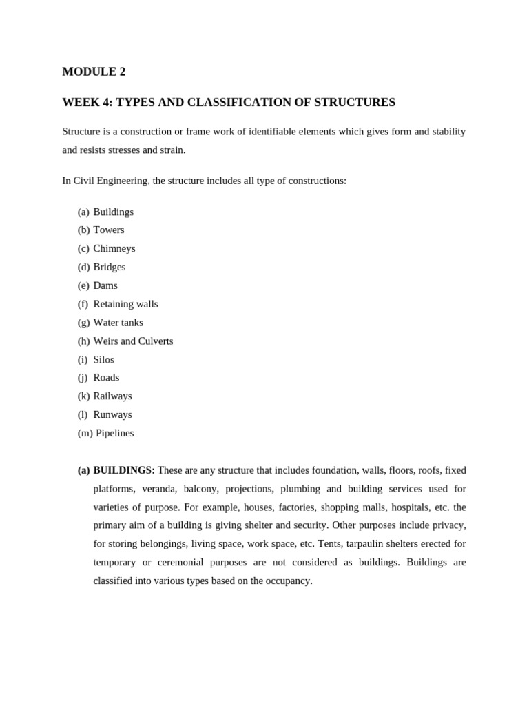 Introduction To Civil Engineering - Module 2 | PDF | Dam | Chimney