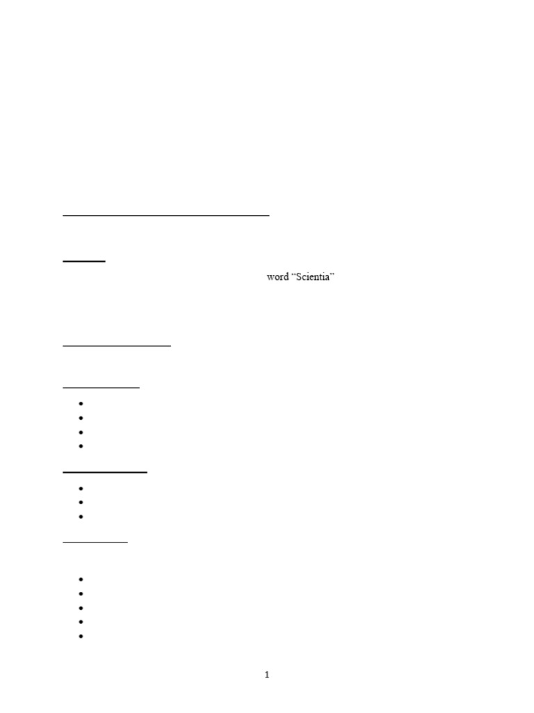 General Science Notes | PDF