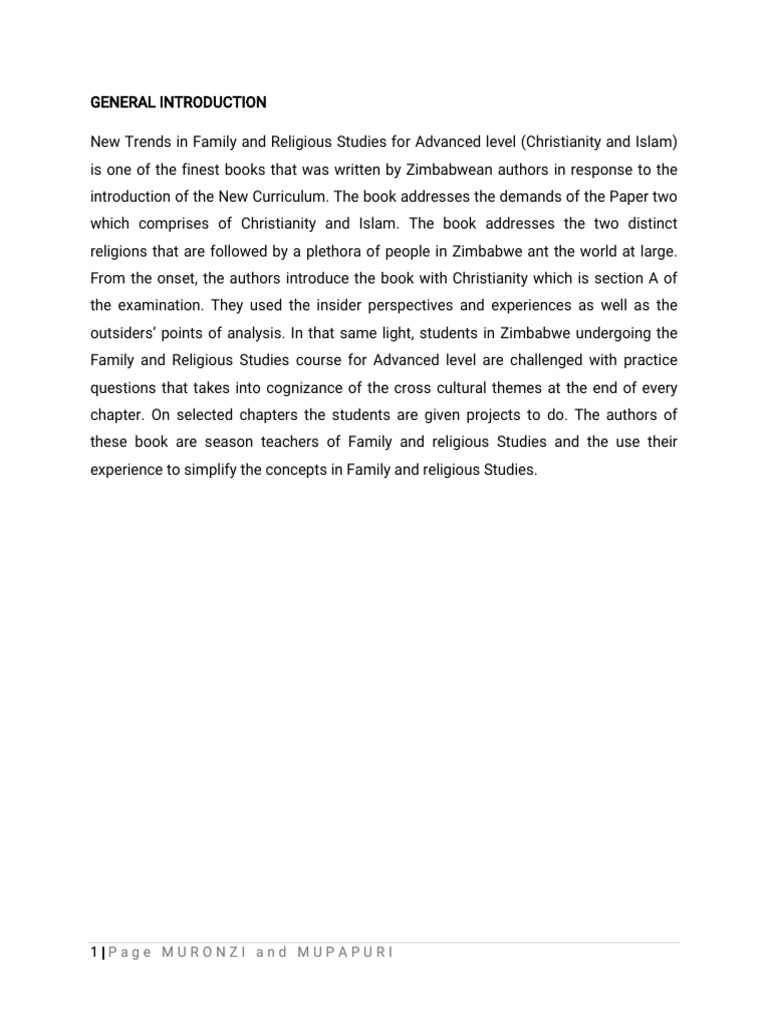 New Trends Christianity and Islam | PDF