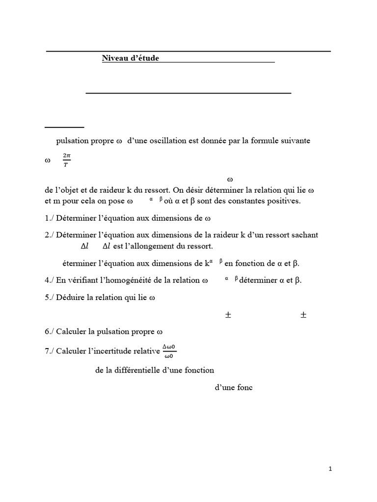 TD Meca_L1MPC_22-23-1-2 | PDF