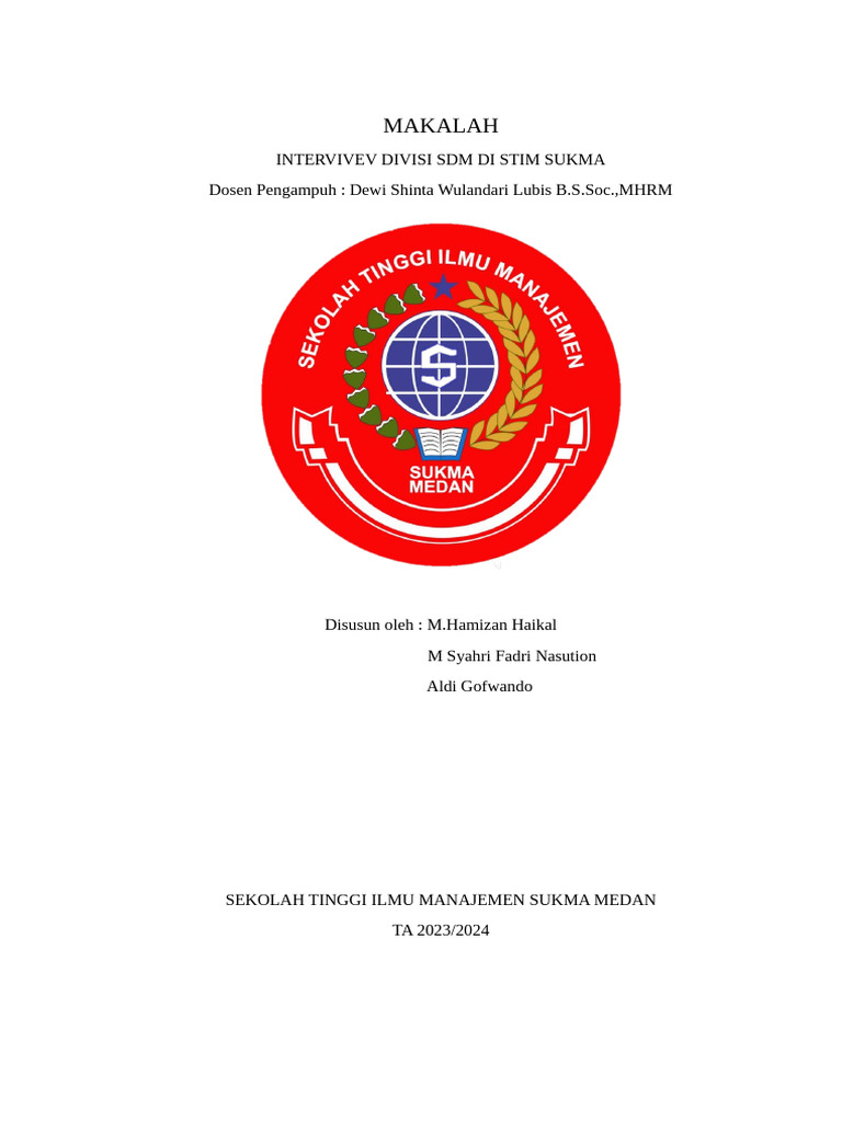 Makalah MSDM | PDF