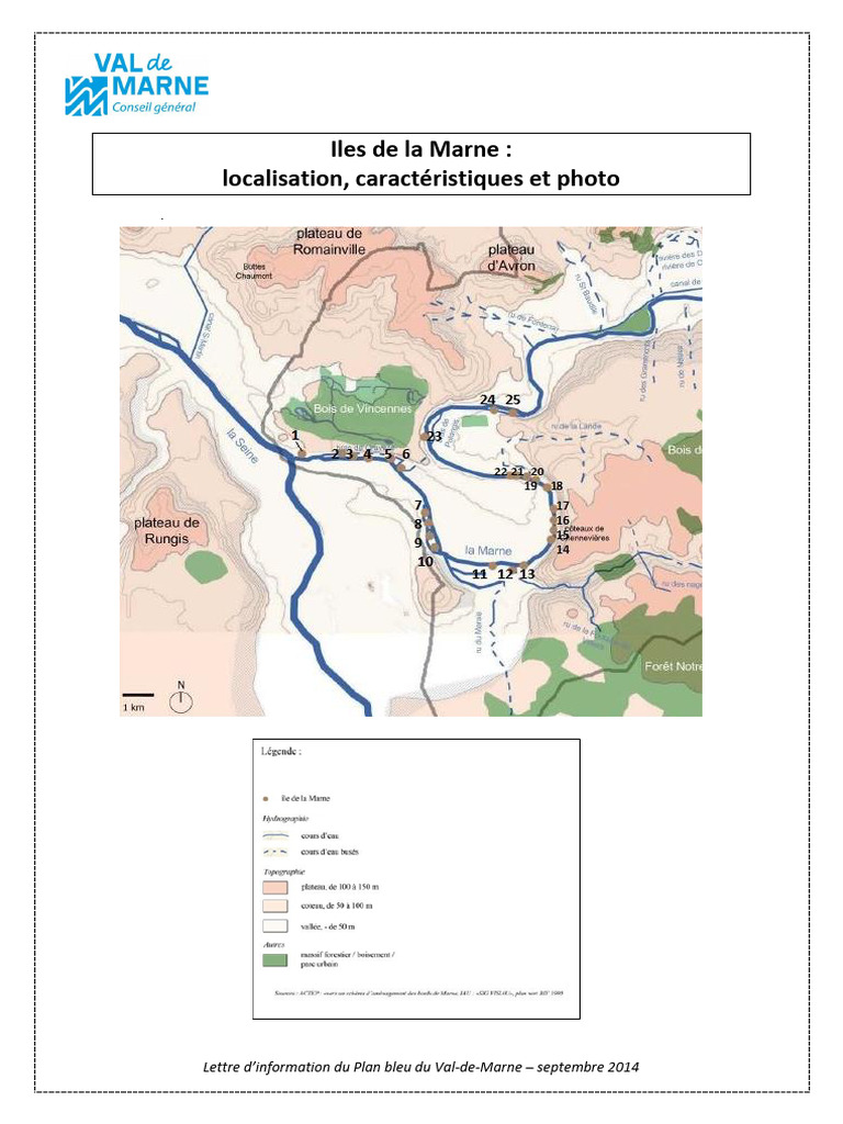 Iles de La Marne Vues Du Ciel Localisation Geoportail 0 | PDF