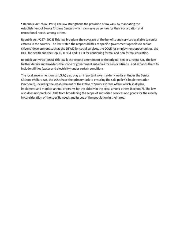 Republic Act 7876 | PDF