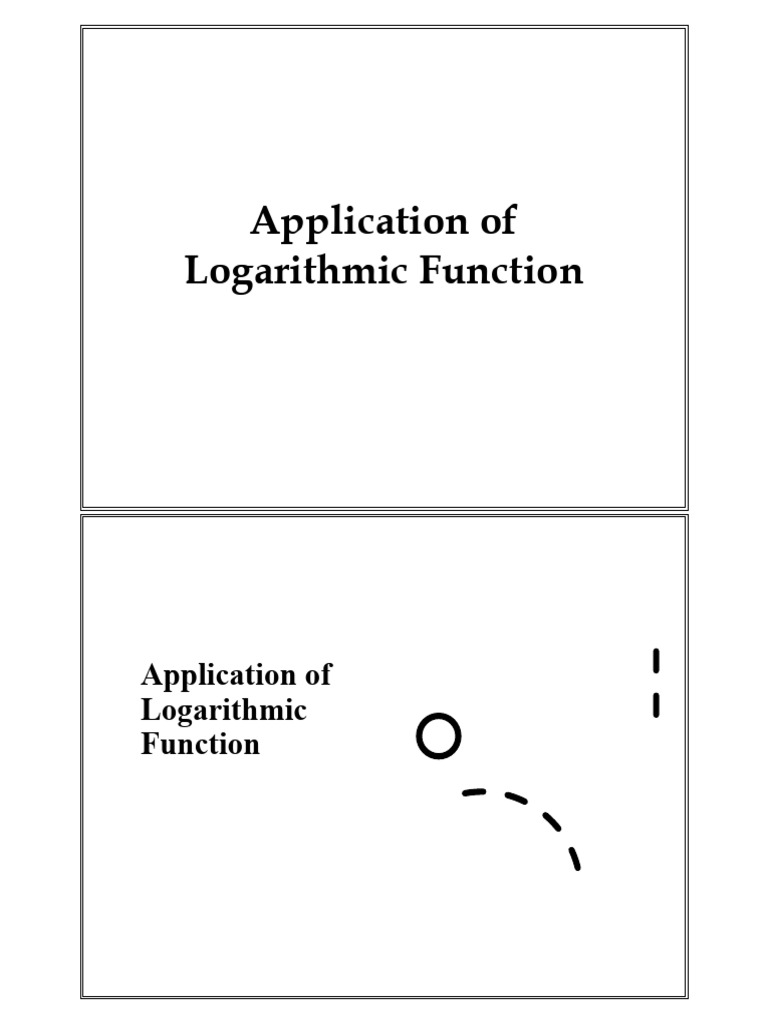 Gen Math Week 8.3 - Application of Logarithm Function, Equation and Inequality - Lesson | PDF