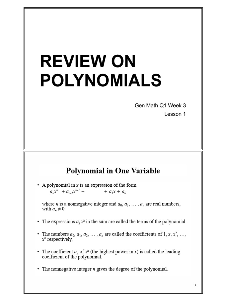 Gen Math Q1 Week 3 - Lesson 1-2 - Rational Functions, Equations, and ...