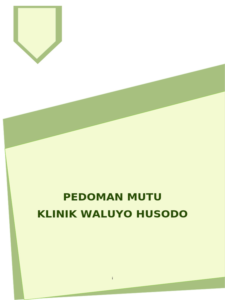 PEDOMAN Mutu | PDF