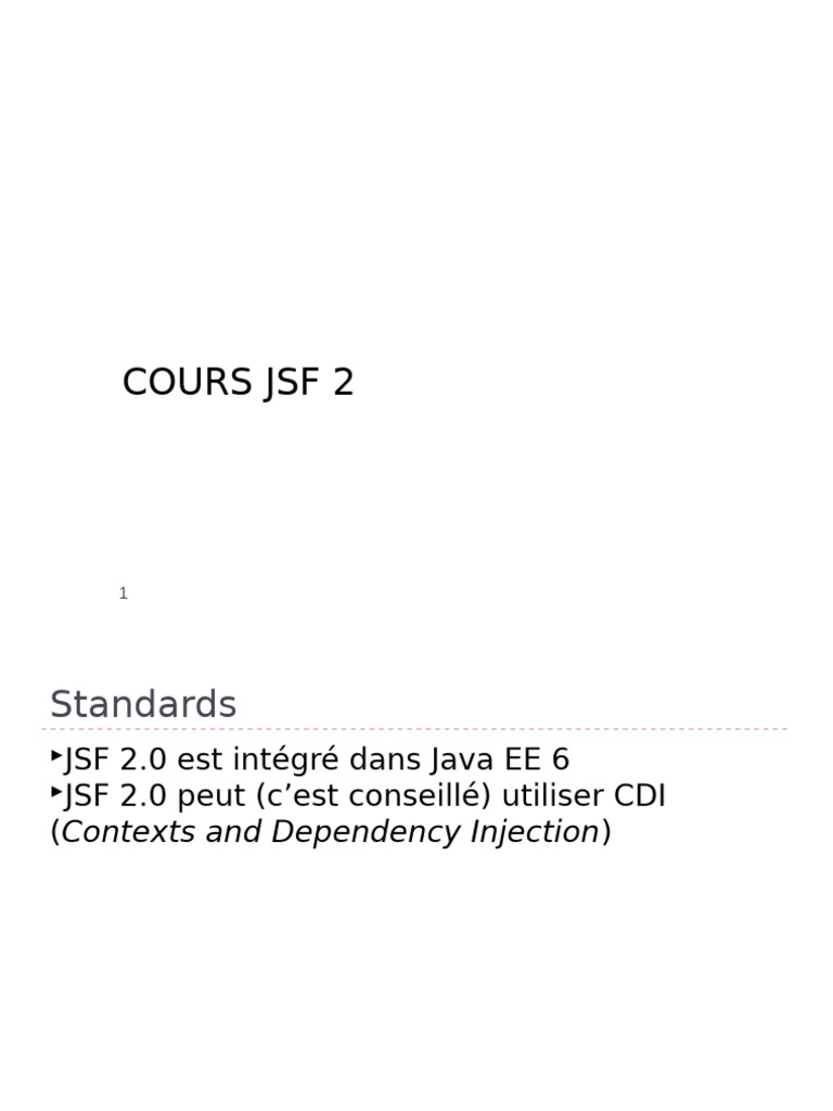 JSF2 Cours | PDF
