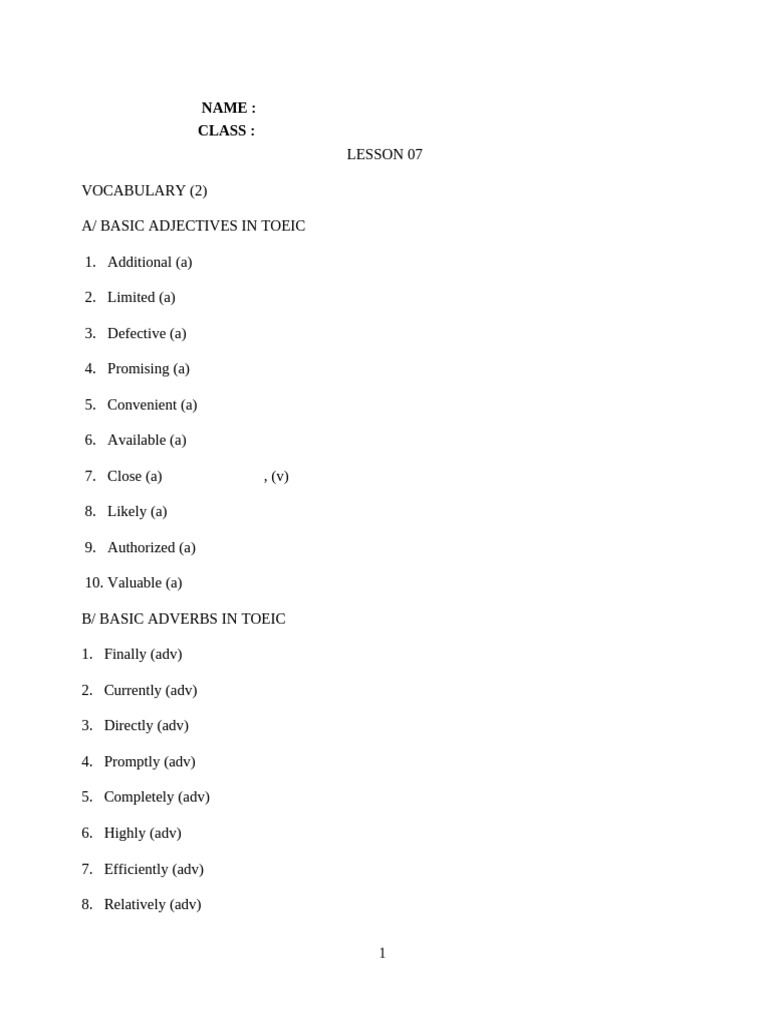 Ktra T V NG Lesson 7 Official | PDF