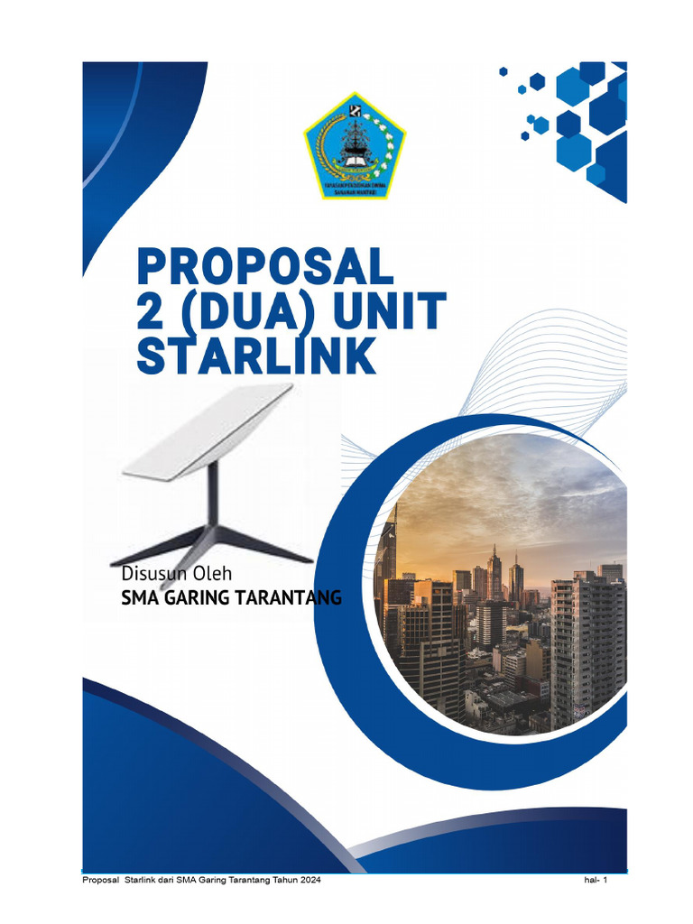 SMA Garing Tarantang - Proposal Starlink | PDF