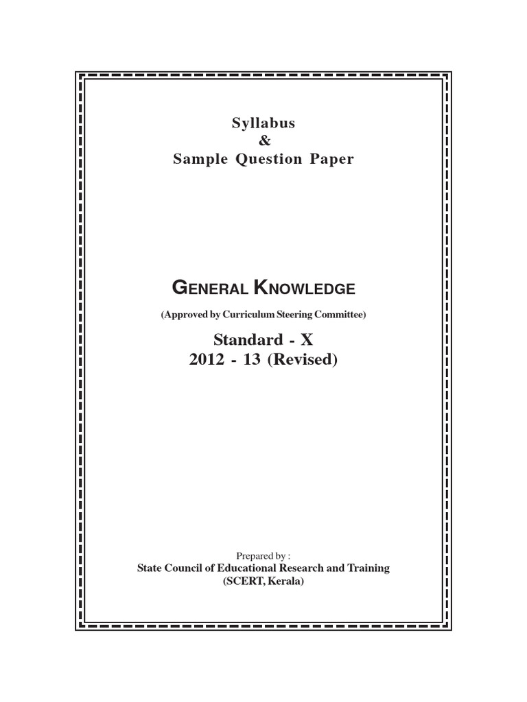 General Knowledge | PDF