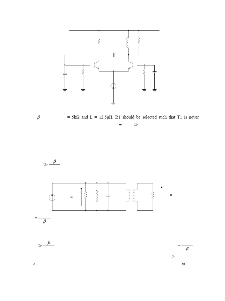 EE312 Differential Amplifier Colpitts Oscillator | PDF