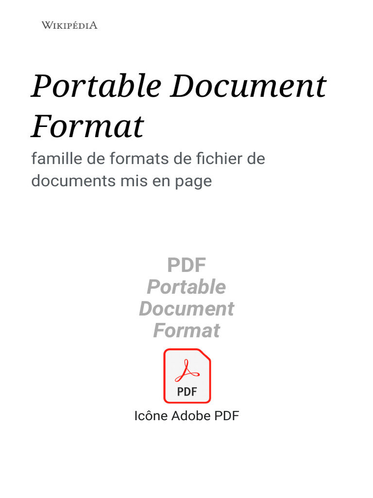 Portable Document Format — Wikipédia Pdf Pdf