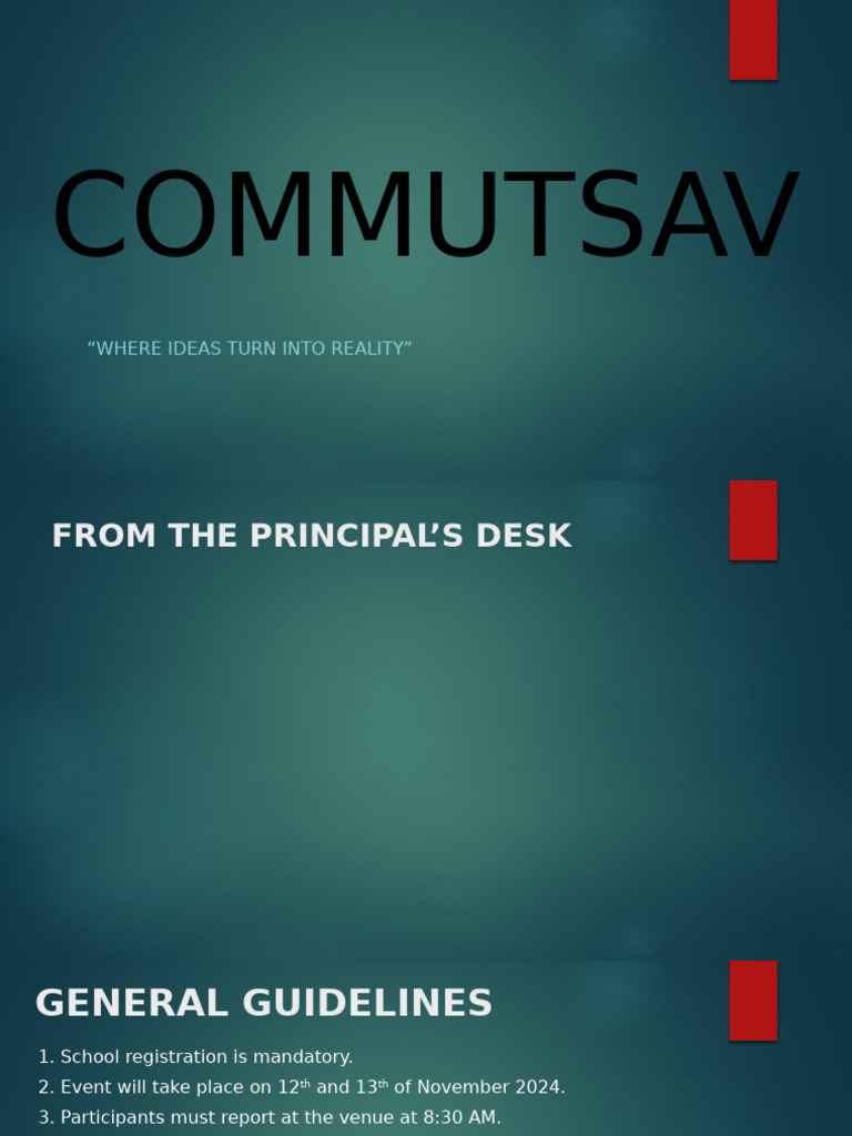Comm Utsav Final Draft | PDF