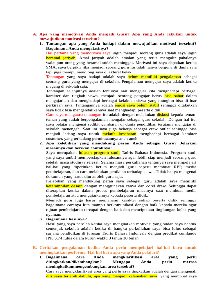 PPG Prajab 2023 - Esai | PDF