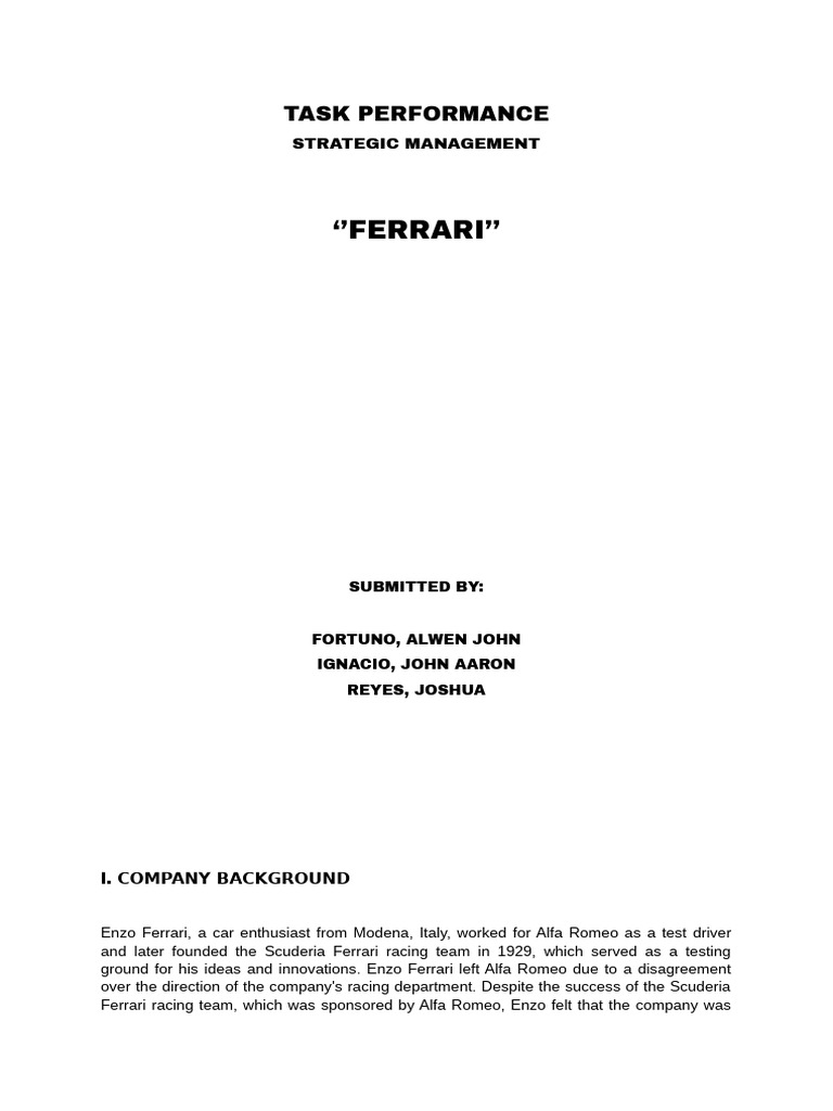 Task Performance | PDF